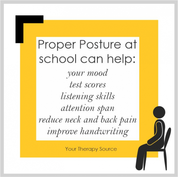 Writing Posture - Free Printable - Your Therapy Source