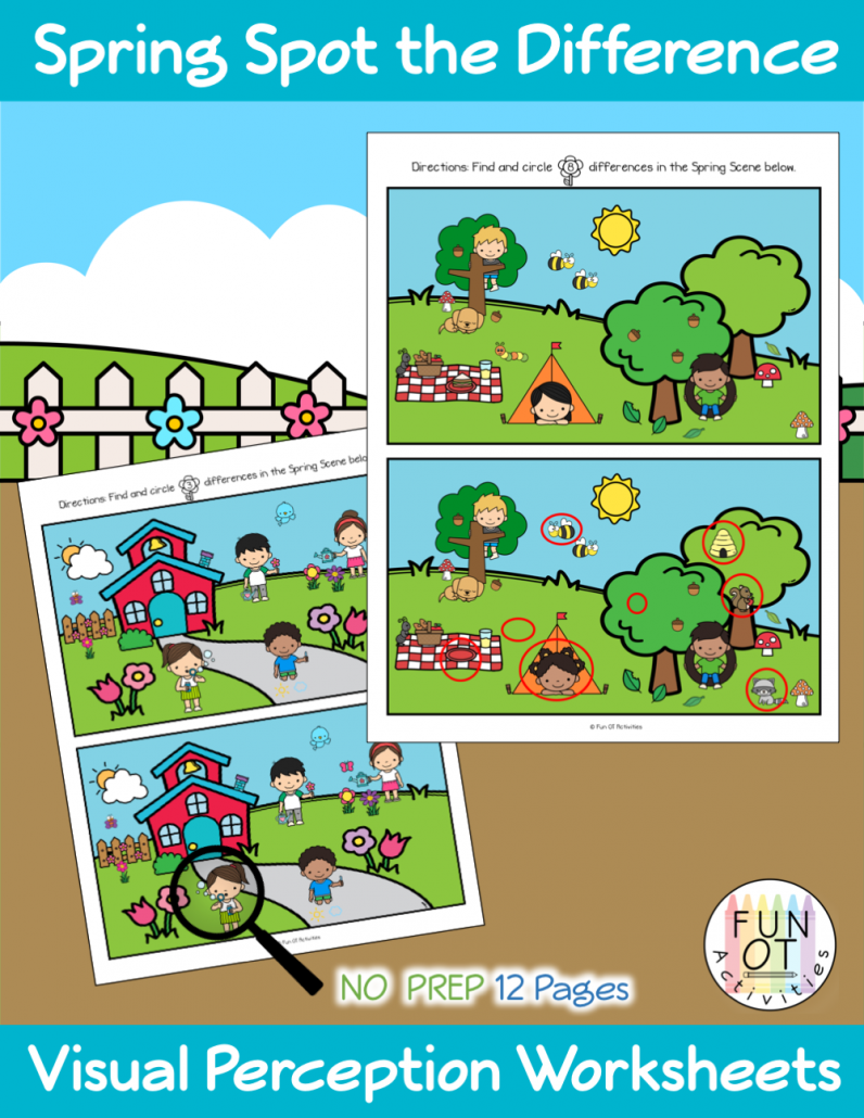 Spring Time Visual Motor Bundle - Your Therapy Source