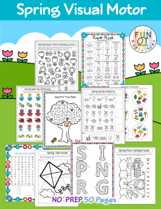 Spring Time Visual Motor Bundle - Your Therapy Source