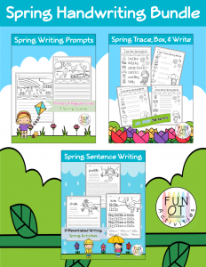 Spring Time Handwriting Bundle - Your Therapy Source