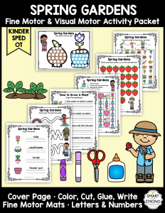 Garden Theme Classroom Fine Motor Activity Packet - Your Therapy Source