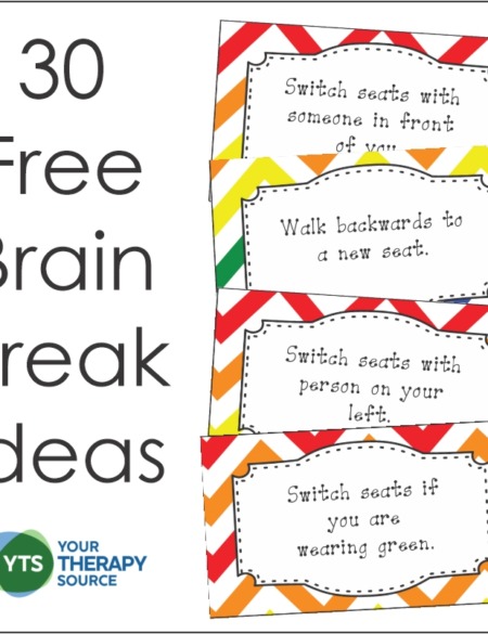 Classroom Brain Break - Super Easy - Your Therapy Source