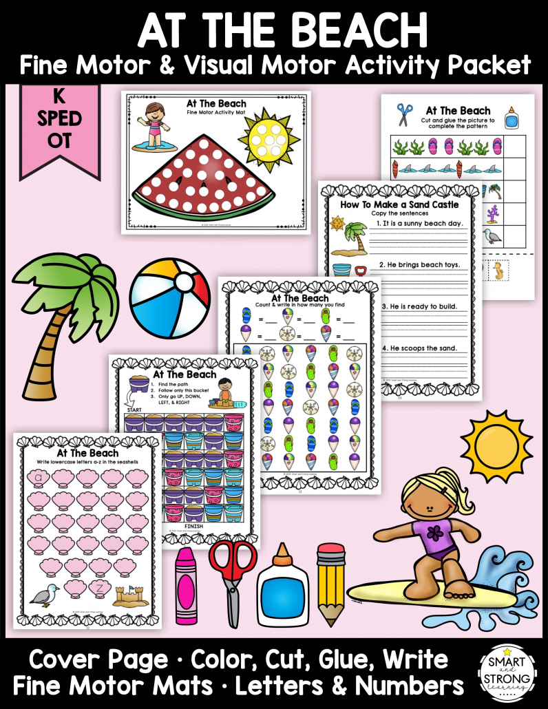 Beach and Ocean Fine Motor Activities - Your Therapy Source