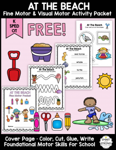 Beach Theme Activities for Kindergarten and Older - FREE SAMPLE PAGES ...