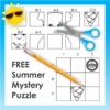 Cut and Paste Summer Worksheet Freebie - Your Therapy Source