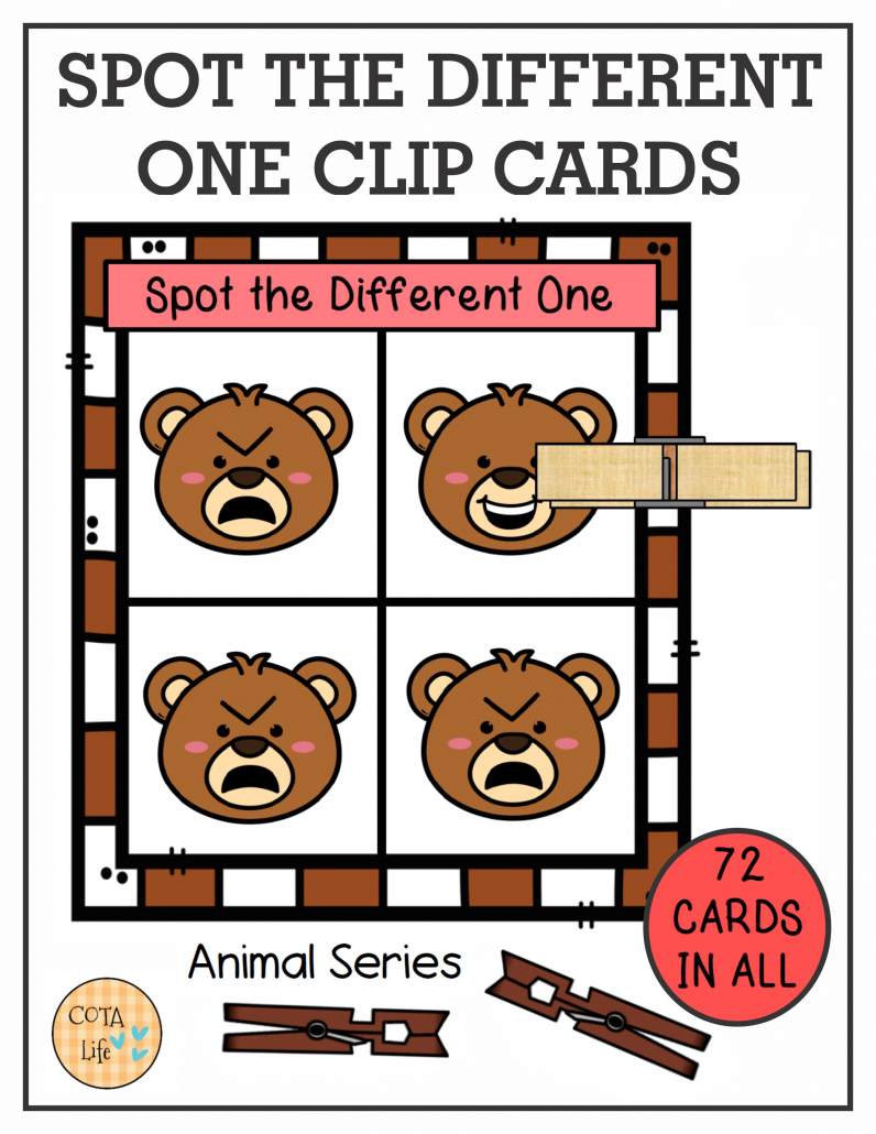 Spot the Difference Animal Version - Your Therapy Source