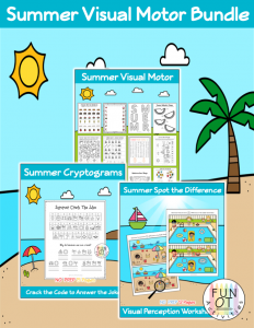 Summer Visual Motor Bundle - Your Therapy Source