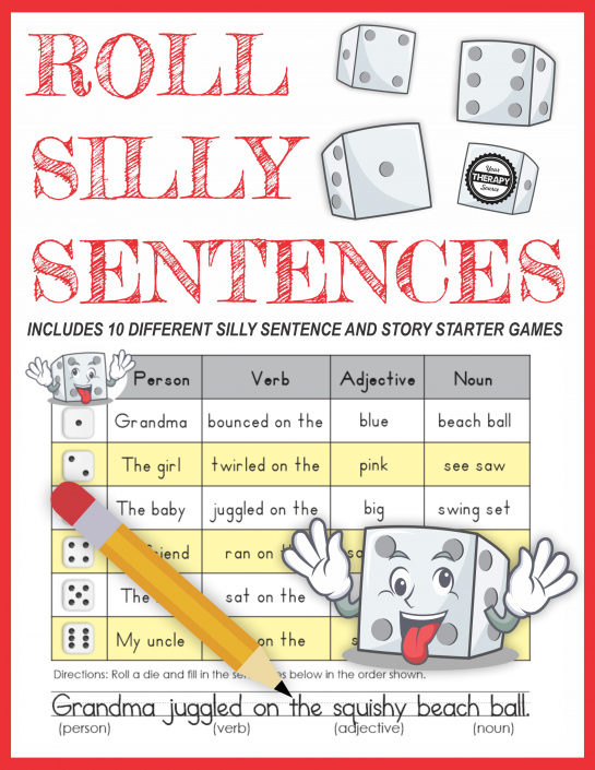 Silly Sentences for Kids - Your Therapy Source