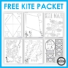Kite Coloring Pages and Free Kite Printables - Your Therapy Source