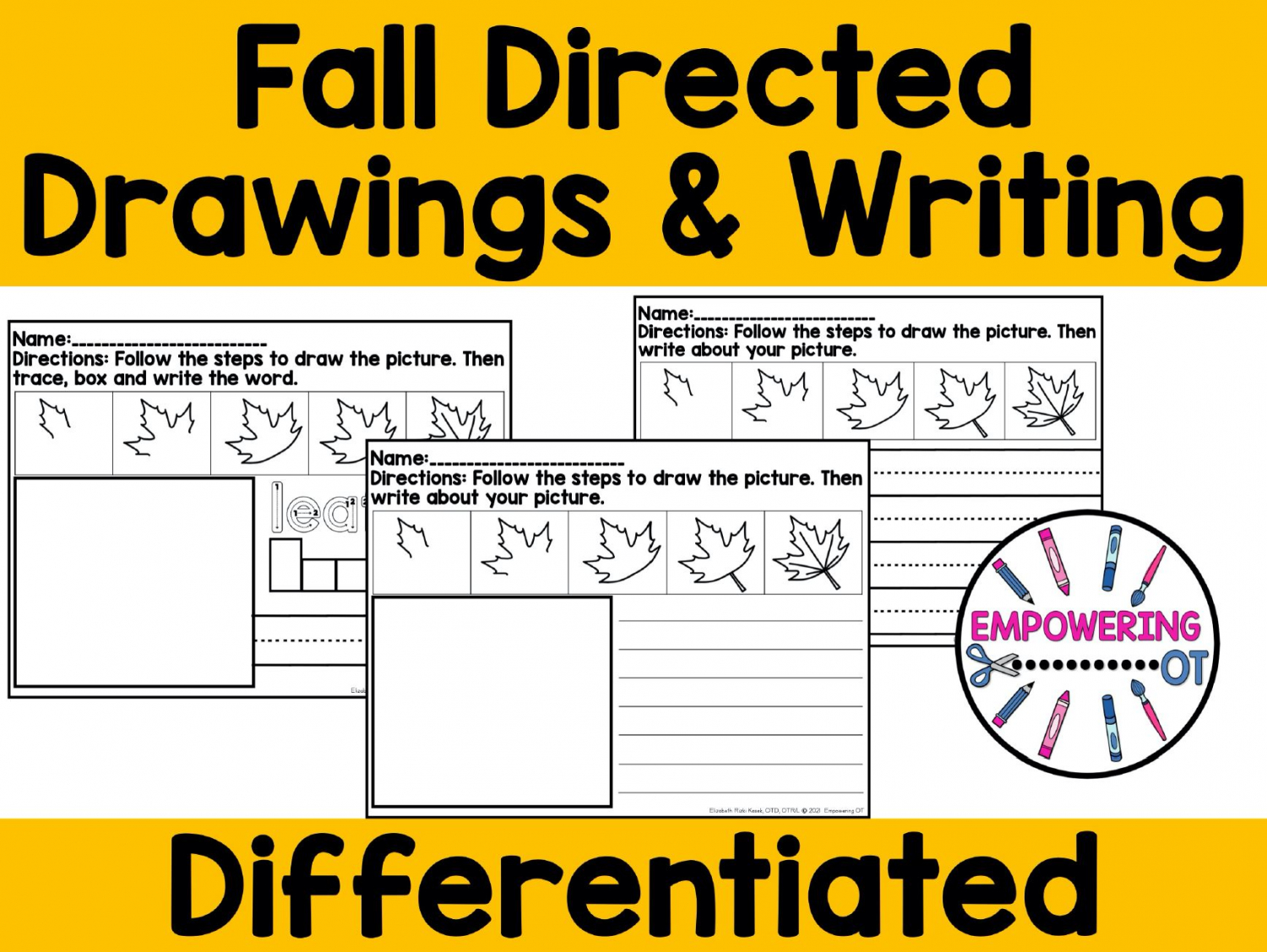Directed Drawing and Writing for Kids - Your Therapy Source