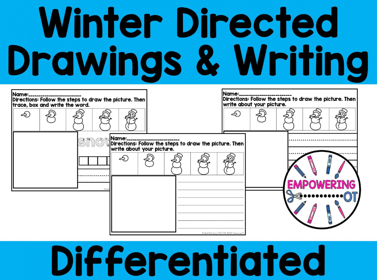 Directed Drawing and Writing for Kids - Your Therapy Source