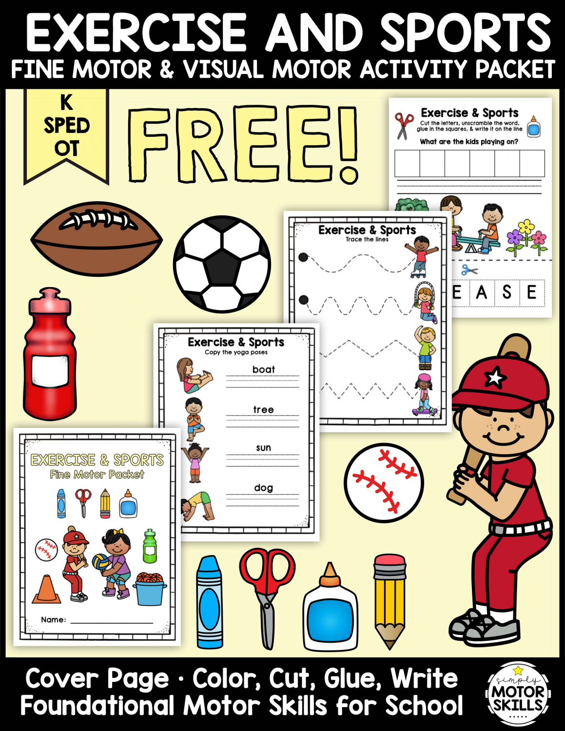 Exercise Fine Motor Free Sample Pages - Your Therapy Source