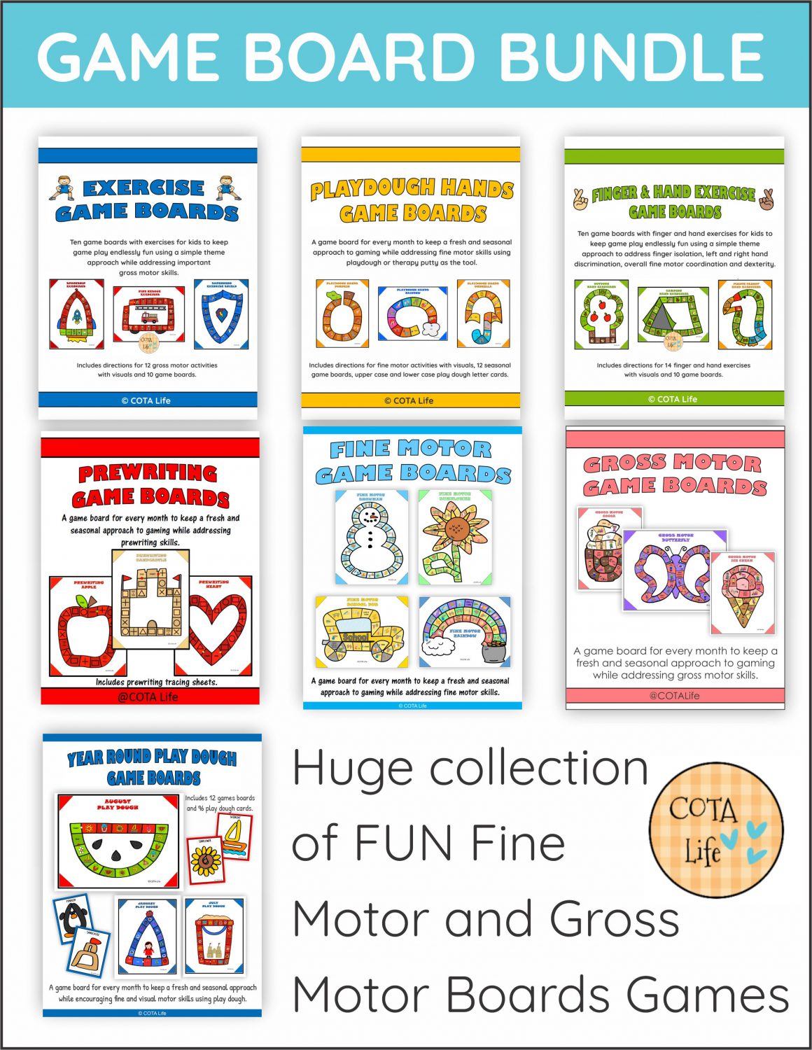 Game Board Bundle - Your Therapy Source