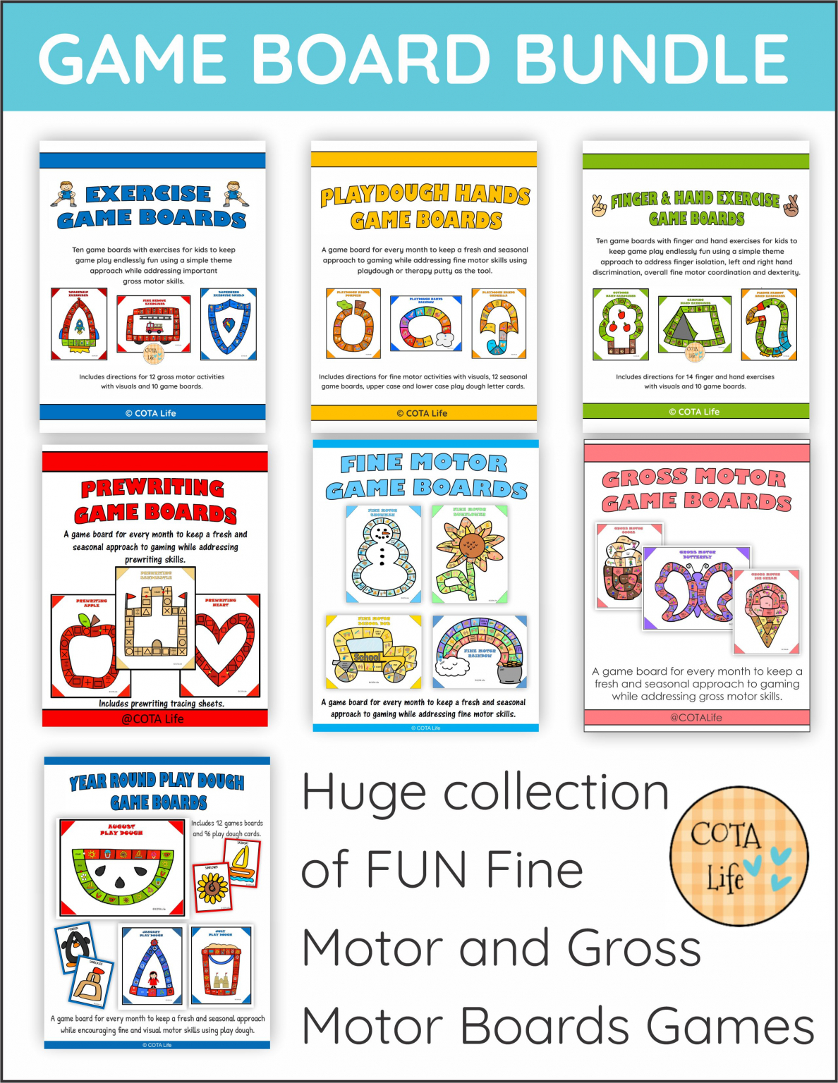 Game Board Bundle - Your Therapy Source