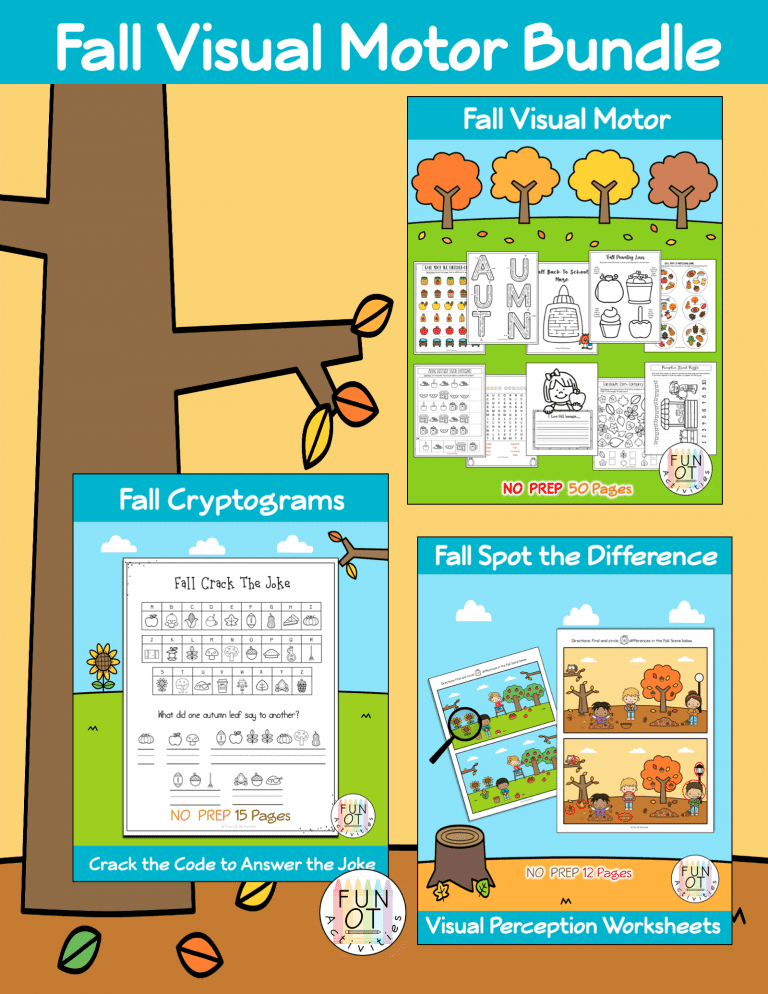 Fall Visual Motor Bundle - Your Therapy Source