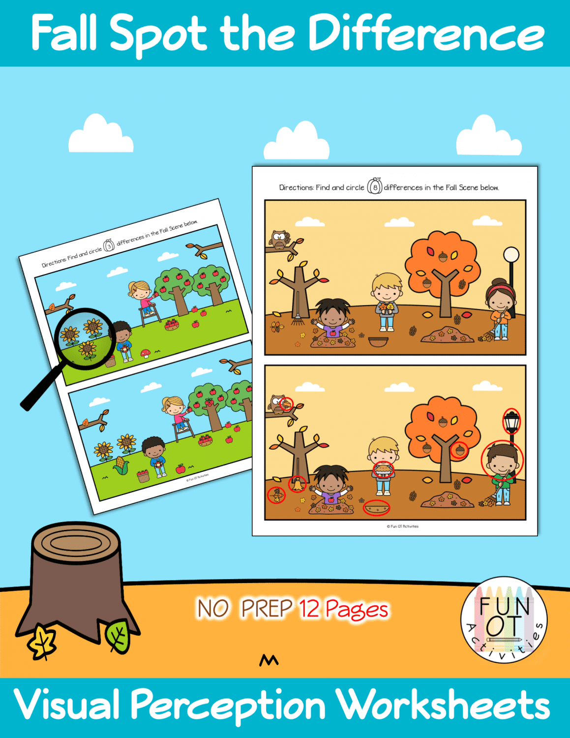 Fall Visual Motor Bundle - Your Therapy Source