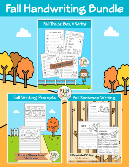 Fall Handwriting Bundle - Your Therapy Source