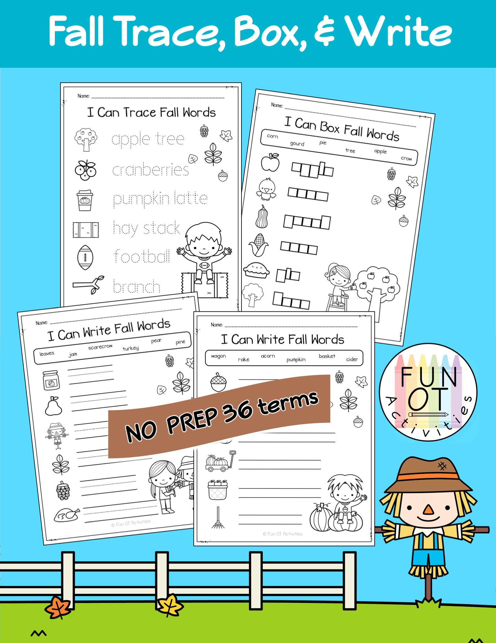 Fall Handwriting Bundle - Your Therapy Source