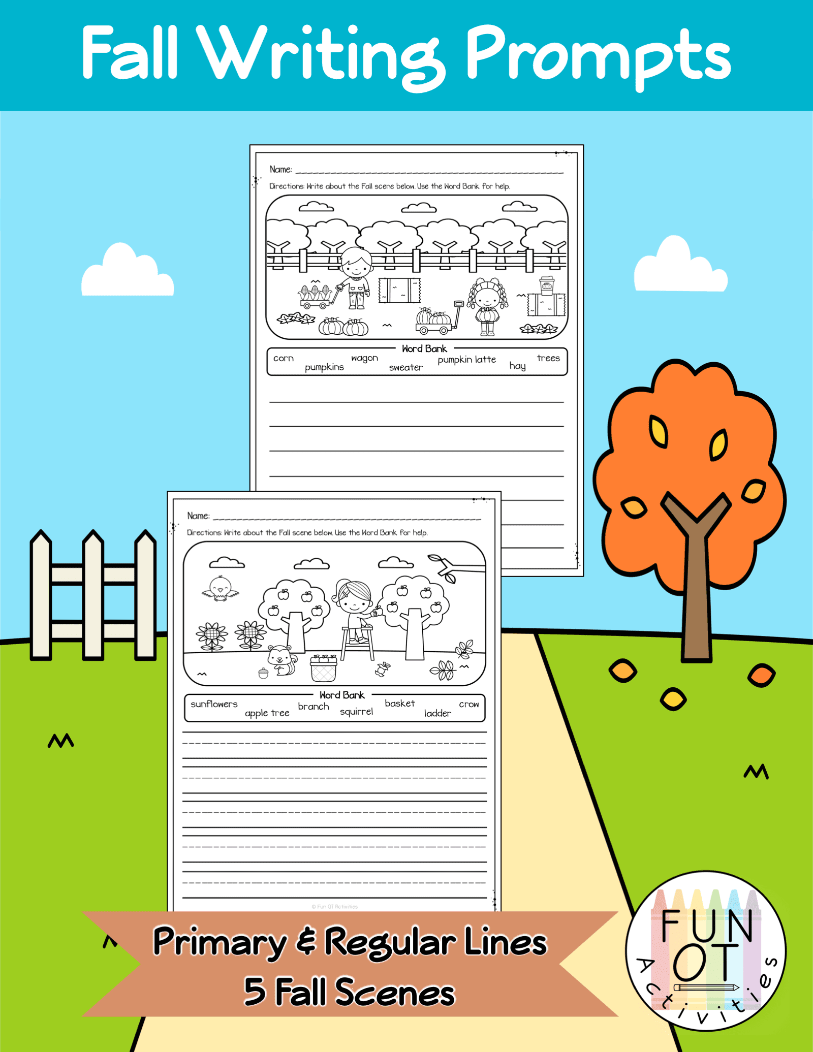 Fall Handwriting Bundle - Your Therapy Source