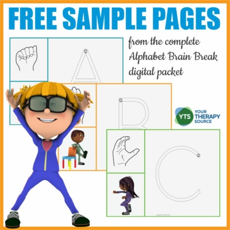 ABC Exercise Workout Freebie - Your Therapy Source