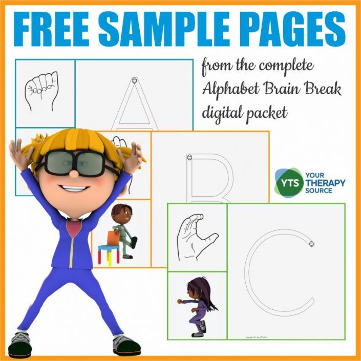 ABC Exercise Workout Freebie - Your Therapy Source