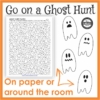 Halloween Ghost Printables - Your Therapy Source