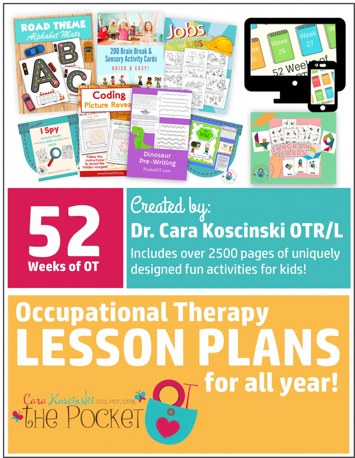 Occupational Therapy Lesson Plans for 52 Weeks - Your Therapy Source