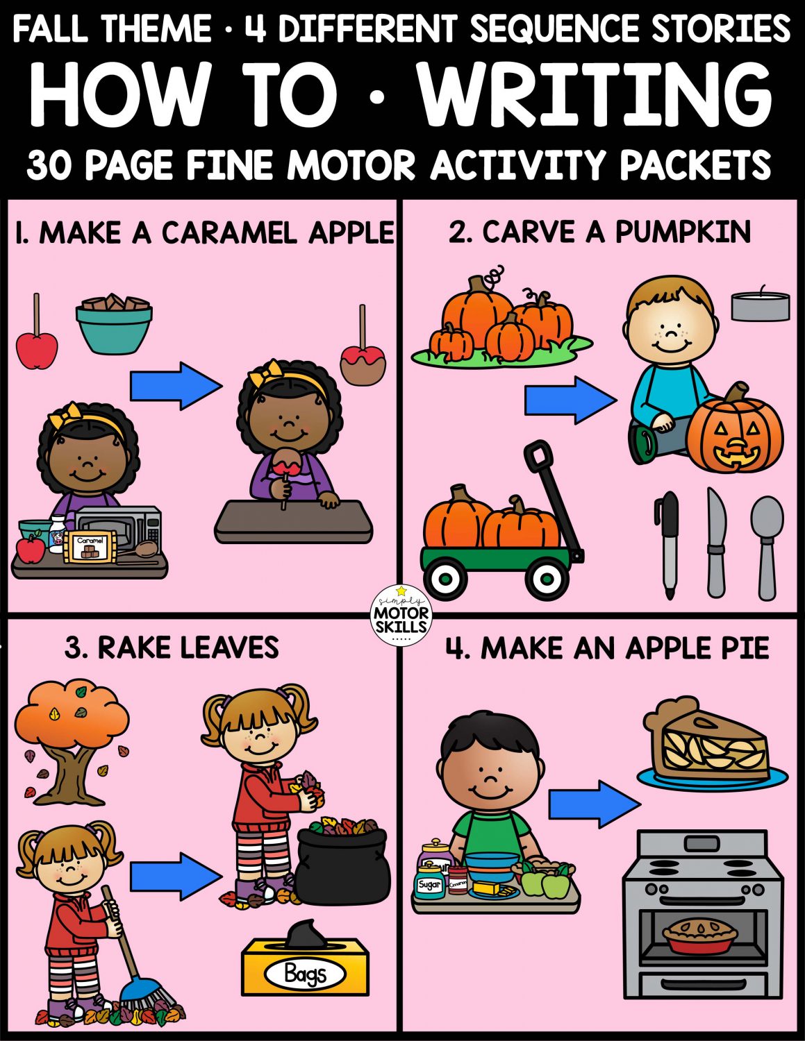 Fall Sequence Stories - Your Therapy Source