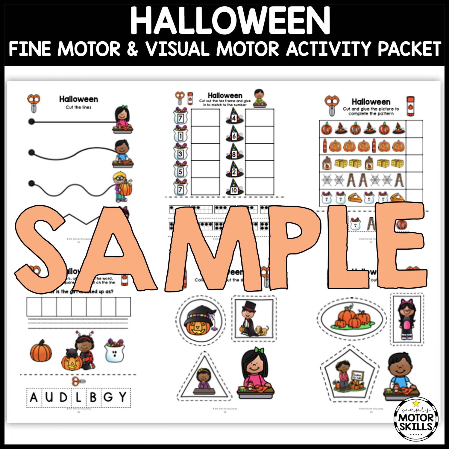 Halloween Fine Motor Activities - Your Therapy Source