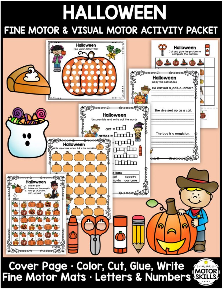 Halloween Fine Motor Activities - Your Therapy Source