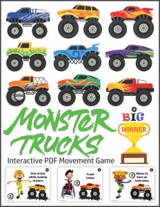 Monster Truck Game for Kids - Your Therapy Source