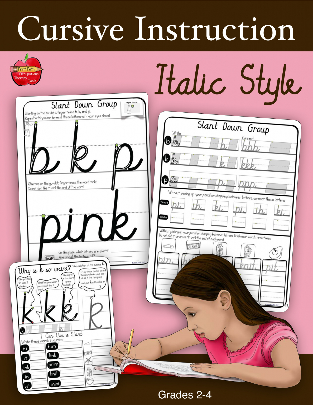 Free Printable Cursive Practice Sheets - Your Therapy Source