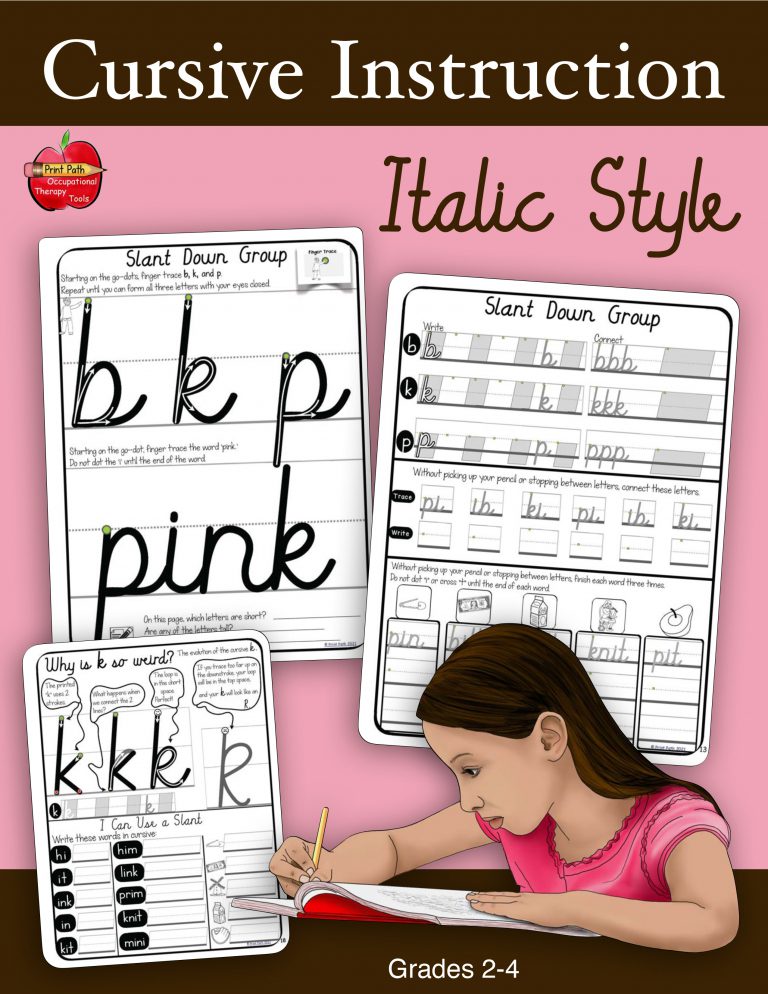 Free Printable Cursive Practice Sheets - Your Therapy Source