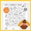 I Spy Thanksgiving Free Printable Game - Your Therapy Source