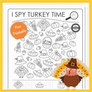 I Spy Thanksgiving Free Printable Game - Your Therapy Source