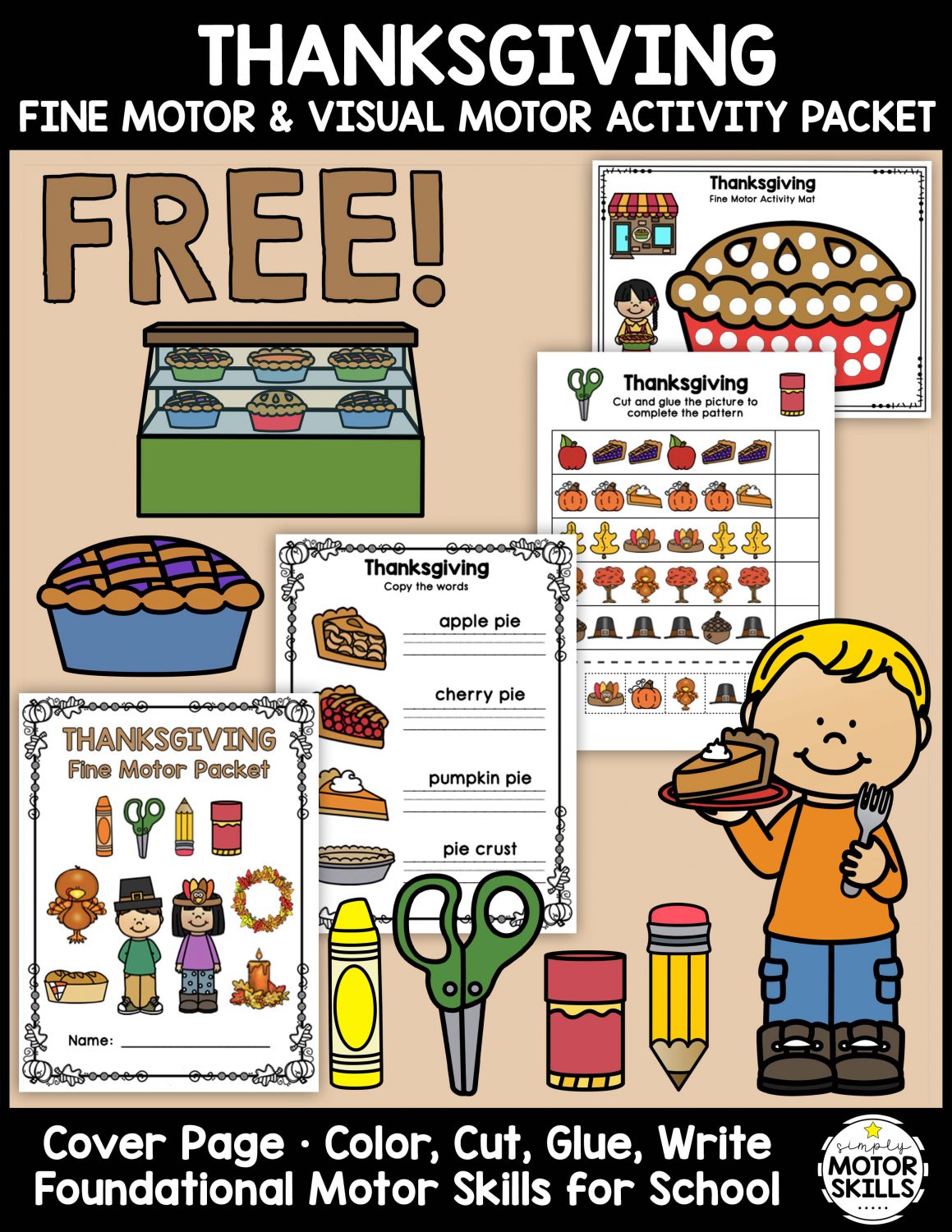 Thanksgiving Printables - Your Therapy Source