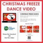 Christmas Brain Breaks - FREE video and handout - Your Therapy Source