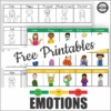 Emotional Regulation Free Printables - Your Therapy Source