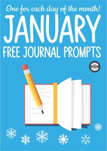January Journal Prompts for Kids - Your Therapy Source