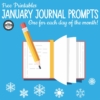January Journal Prompts for Kids - Your Therapy Source