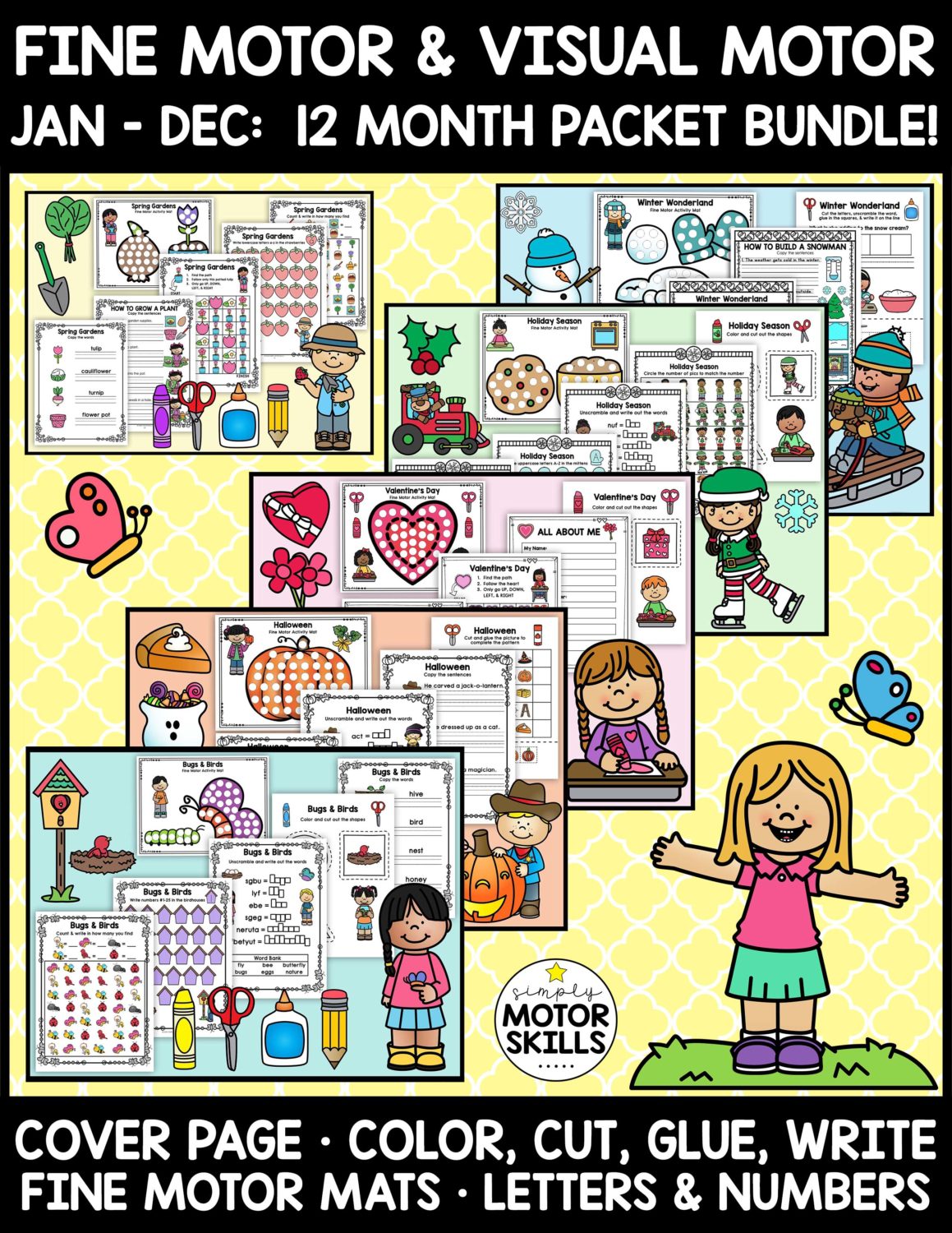 Fine Motor Activities for All Year Long - Your Therapy Source