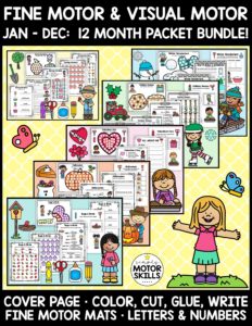 Fine Motor Activities for All Year Long - Your Therapy Source