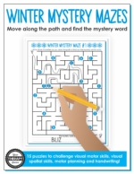Winter Maze - Free Printable Worksheet - Your Therapy Source