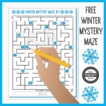 Winter Maze - Free Printable Worksheet - Your Therapy Source