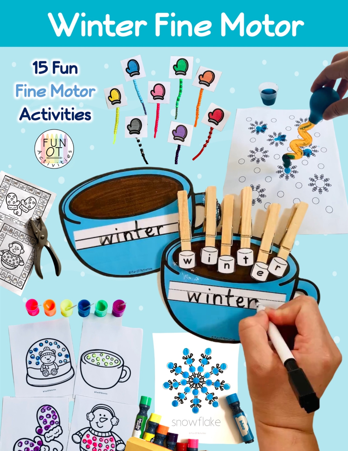 Hands On Fine Motor Activities for Winter - Your Therapy Source