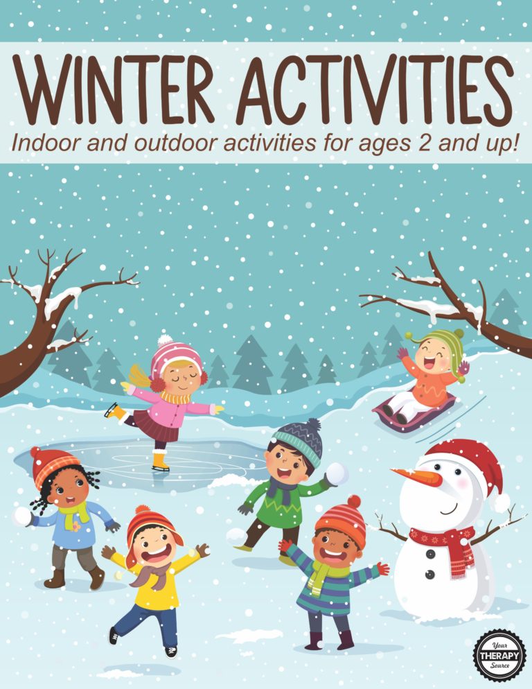 Winter Activities for Kids Ebook - Your Therapy Source