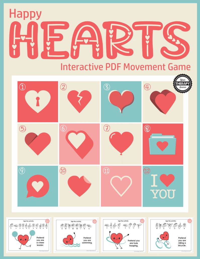 Happy Hearts Game - Your Therapy Source