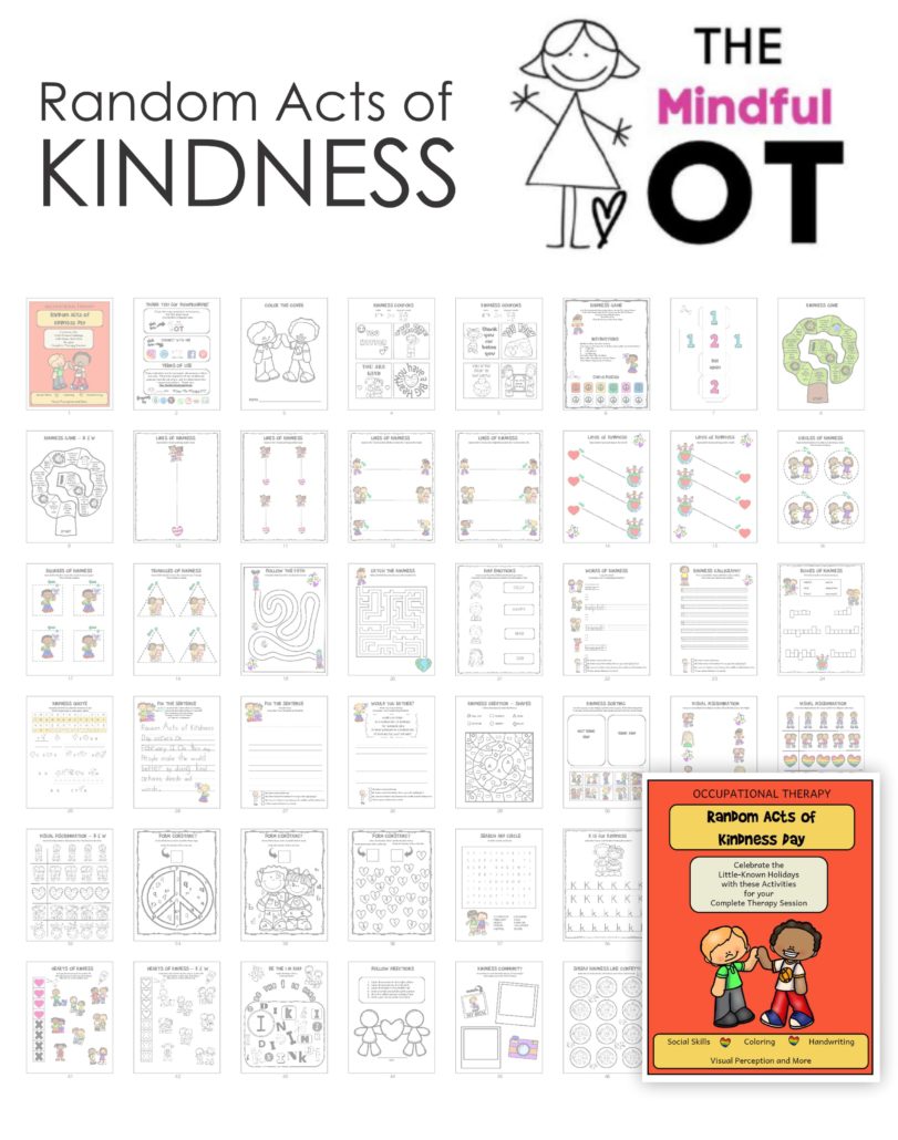 Random Acts of Kindness for Kids Packet - Your Therapy Source