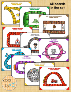 Yoga Board Game Packet - Your Therapy Source