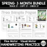 Spring Handwriting Free Sample Pages - Your Therapy Source
